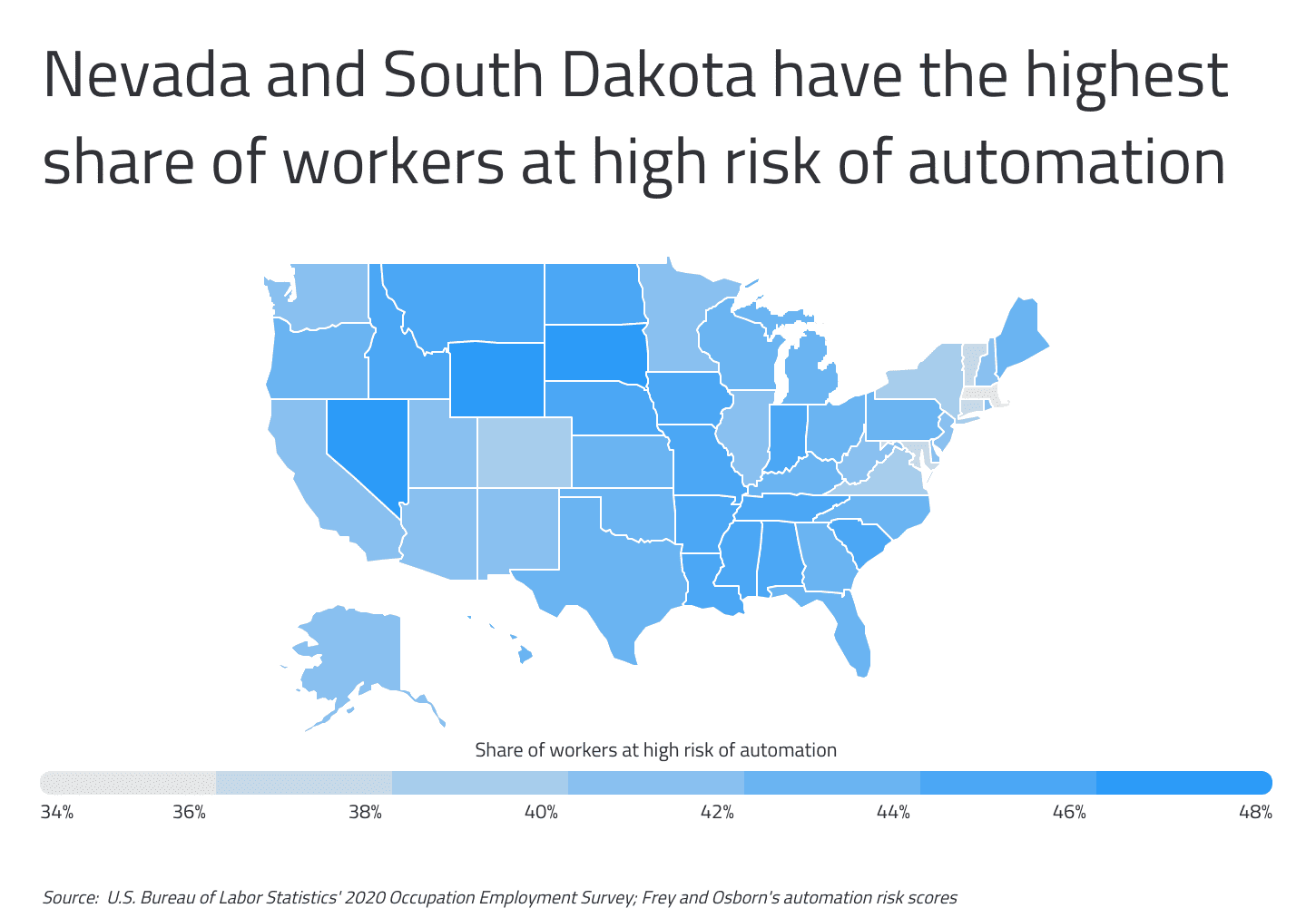 US Cities With the Most Workers at Risk of Automation - Commodity.com