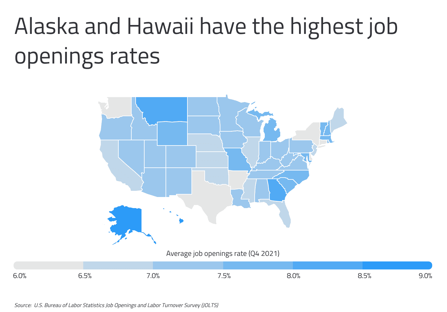 Which U.S. States Have the Most Job Openings? (+Industry Stats ...
